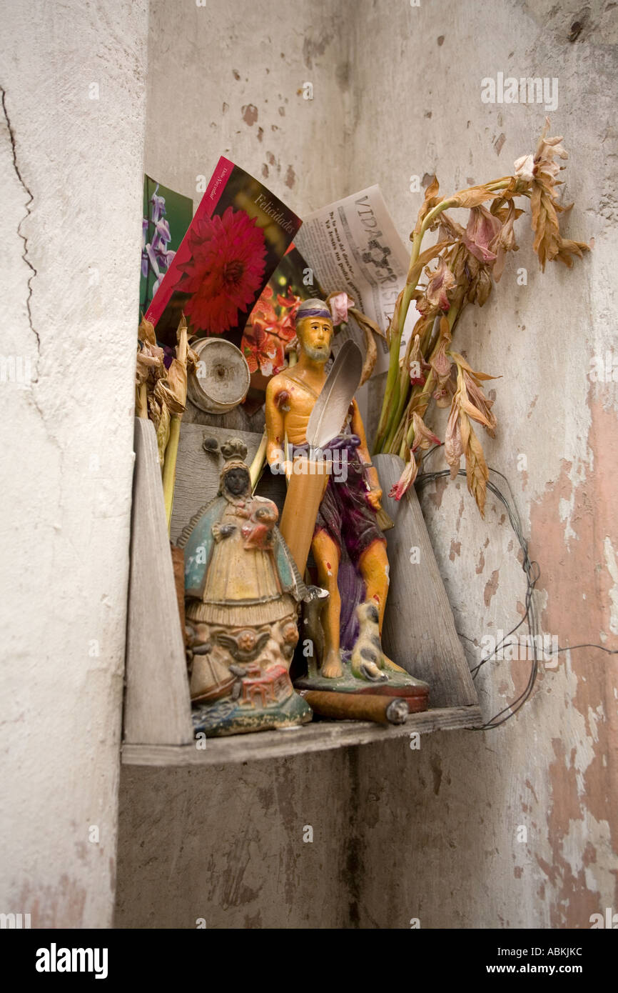 Santeria religious shrine outside a house in Havana Cuba Stock Photo ...
