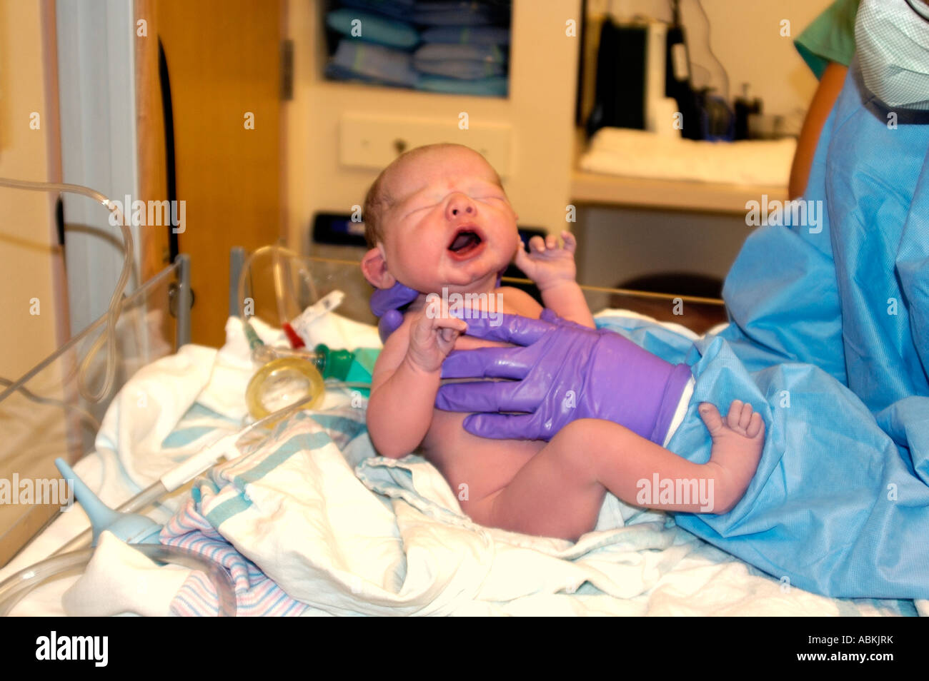 Childbirth by caesarian section hi-res stock photography and images - Alamy