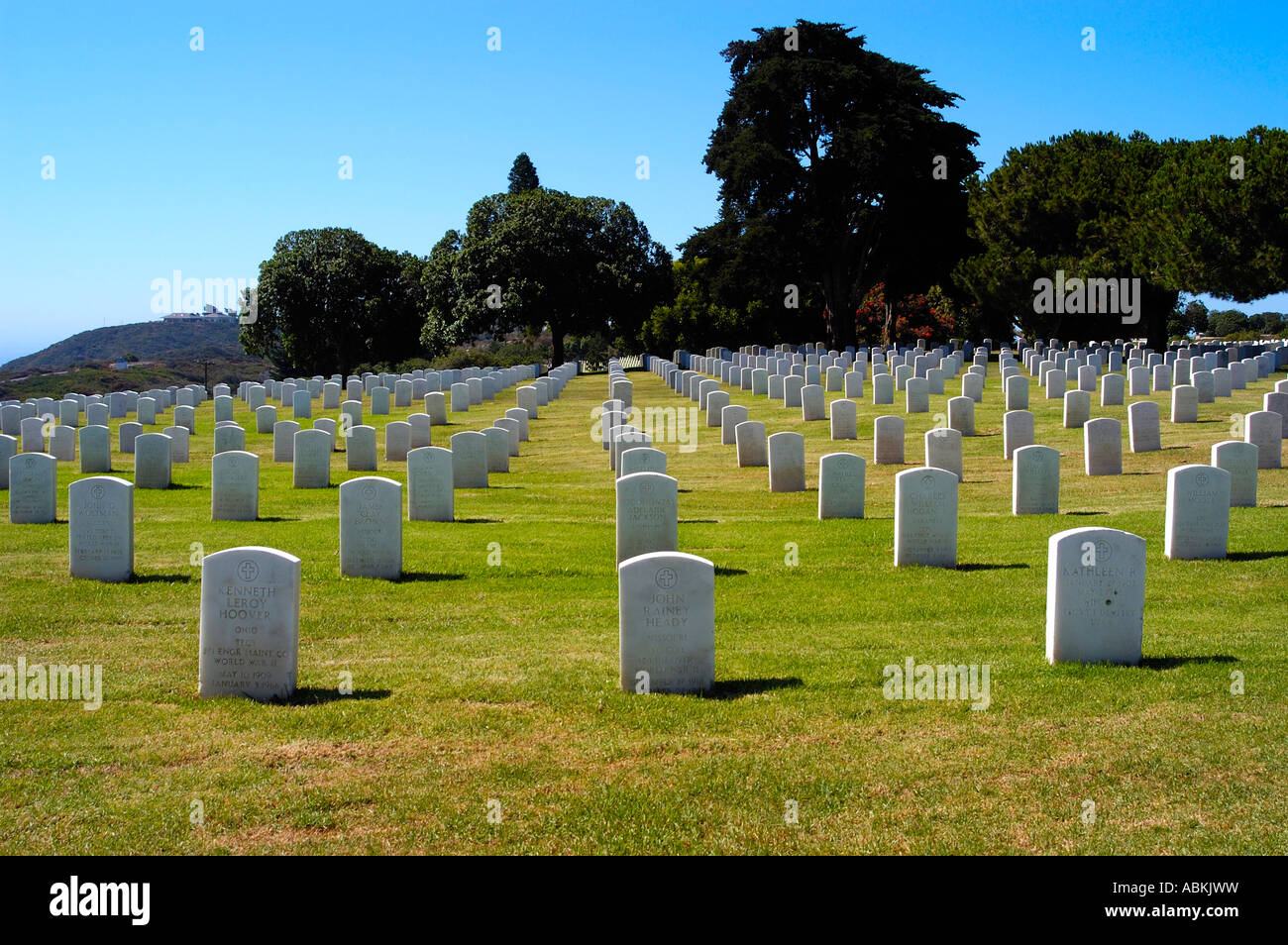Fort Rosecrans National Cemetery Stock Photo - Alamy