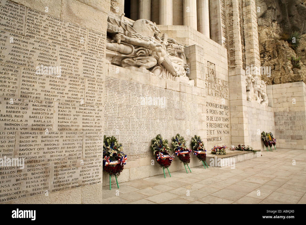 War memorial in Nice Cote d Azur France to men killed during world war ...