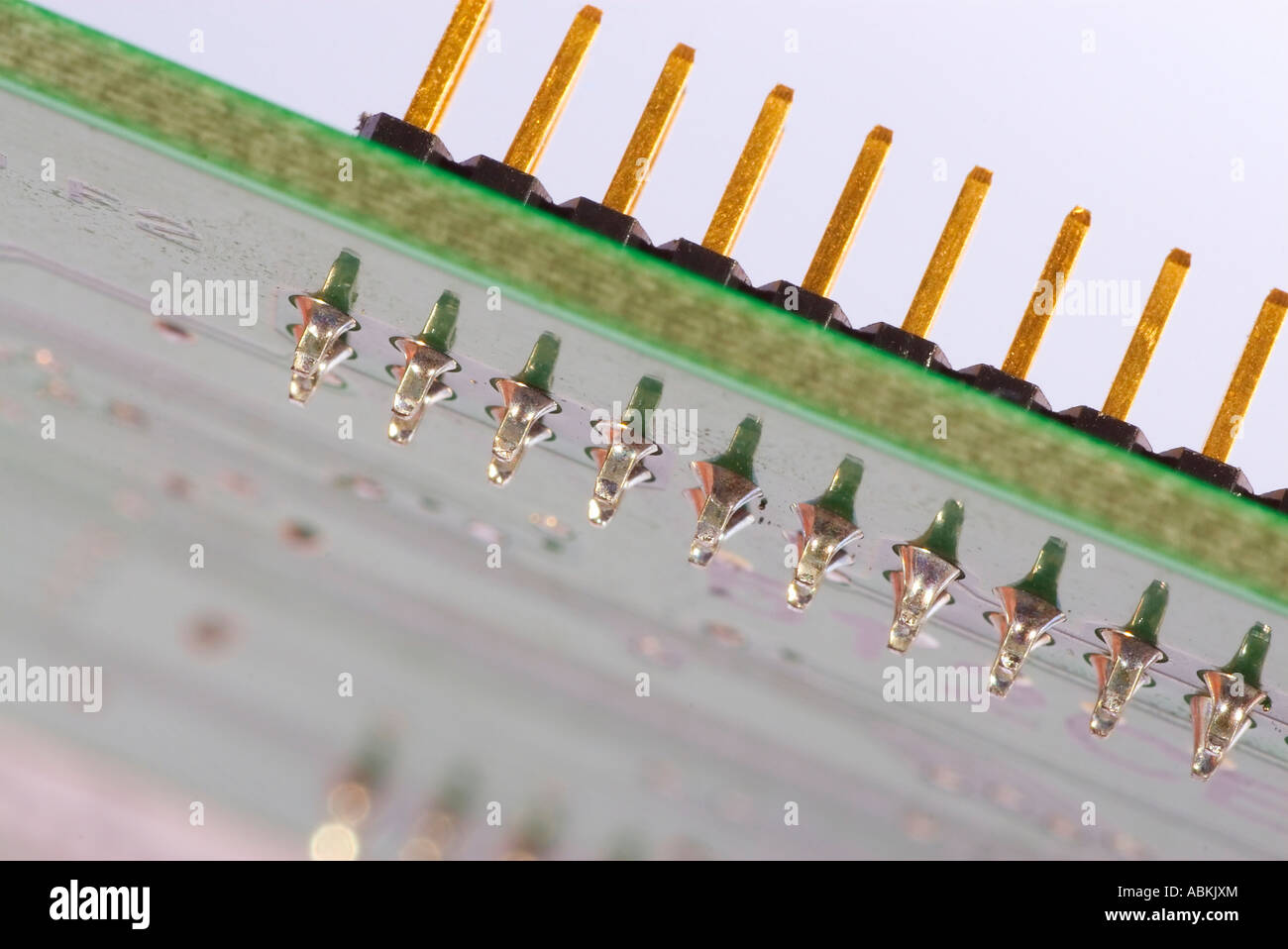 Back of Computer Sound Card Stock Photo - Alamy