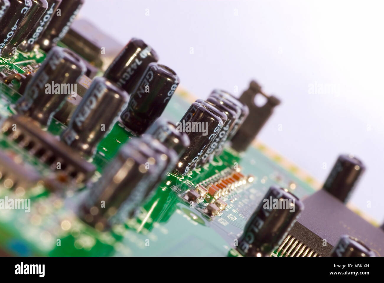 Computer Mother Board Sound Card Stock Photo - Alamy