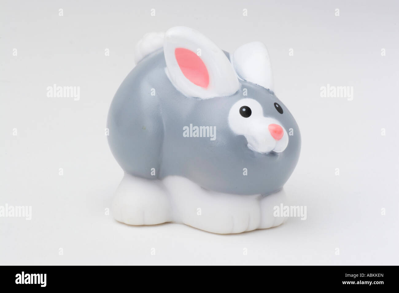 Fisher Price Toy Little People Grey Gray Rabbit Stock Photo - Alamy