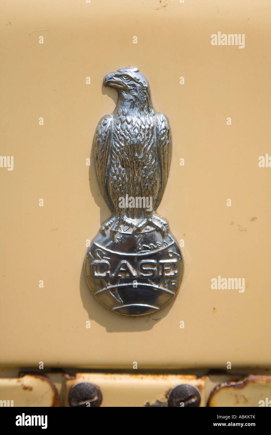 Wiltshire Steam Vintage Rally 2007 Case tractor badge Stock Photo - Alamy