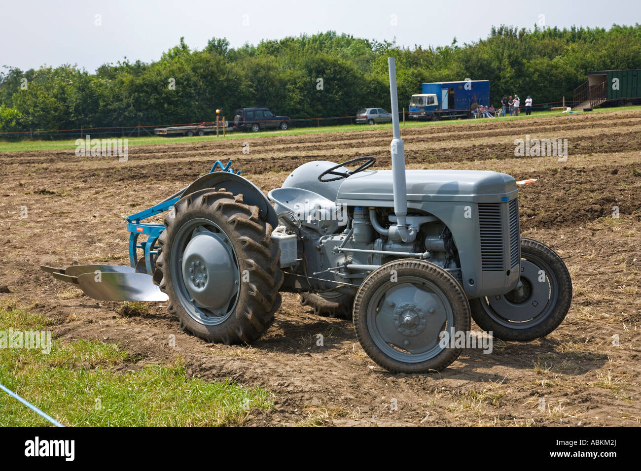 Wiltshire Steam Vintage Rally 2007 Ploughing display with old fashioned ...