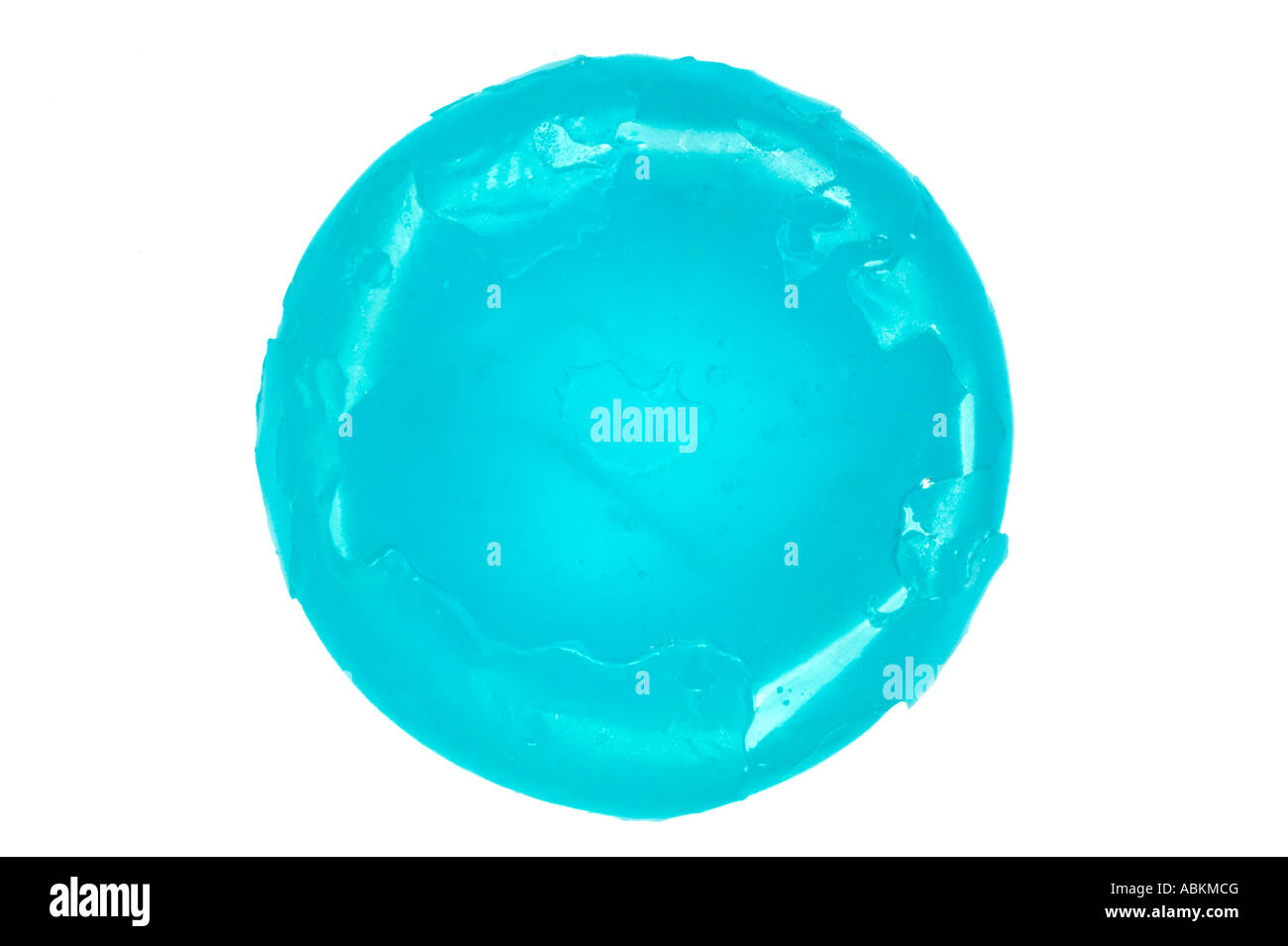 a round hard boiled sweet on a white background Stock Photo - Alamy