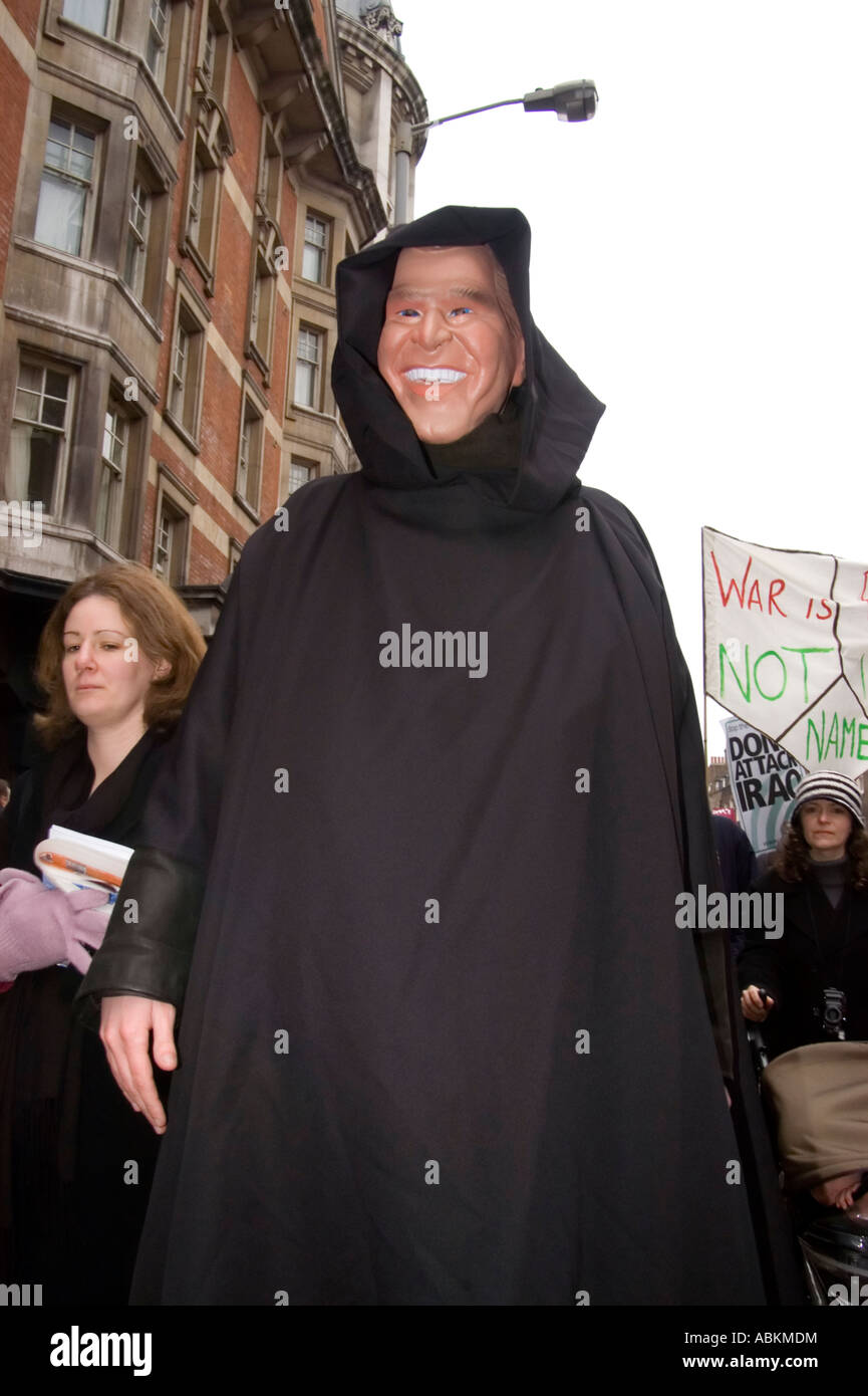 Wearing george bush mask hi-res stock photography and images - Alamy