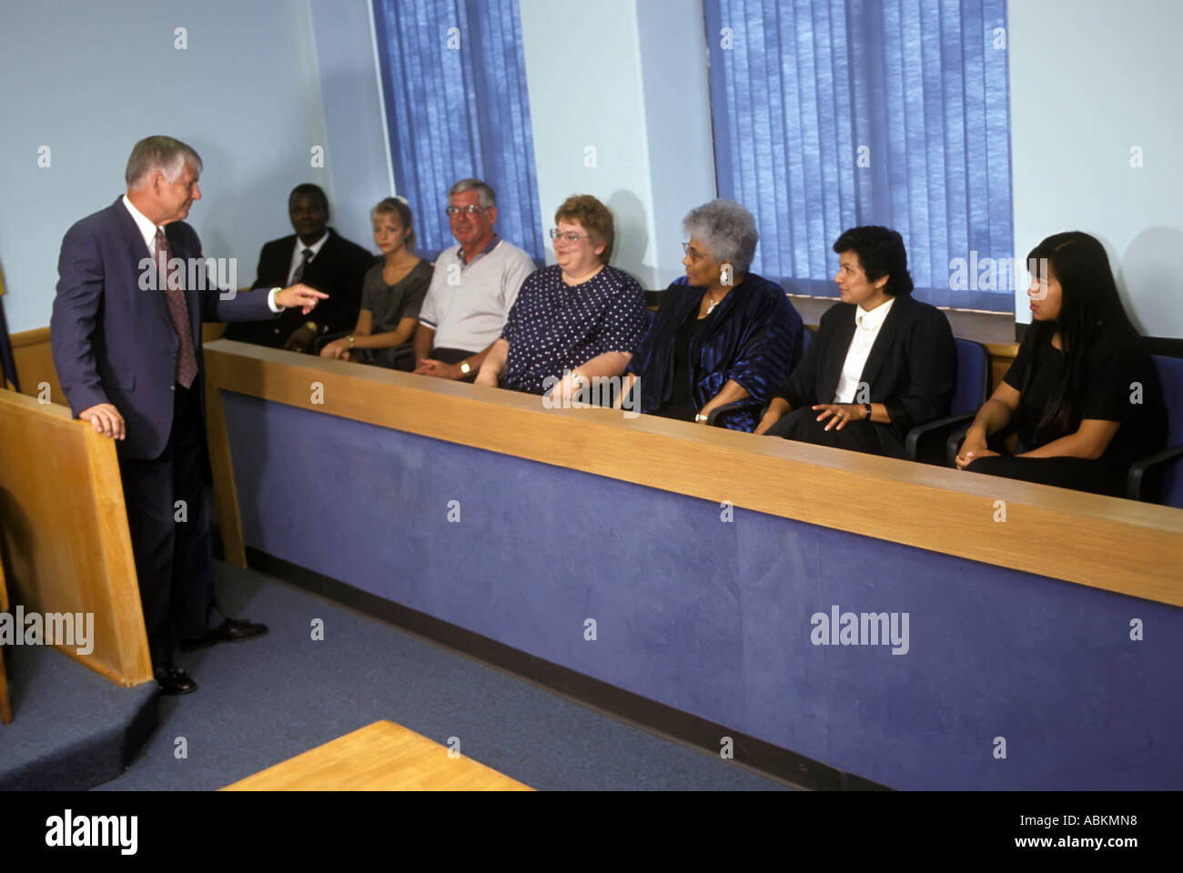 Court room jury hi-res stock photography and images - Alamy