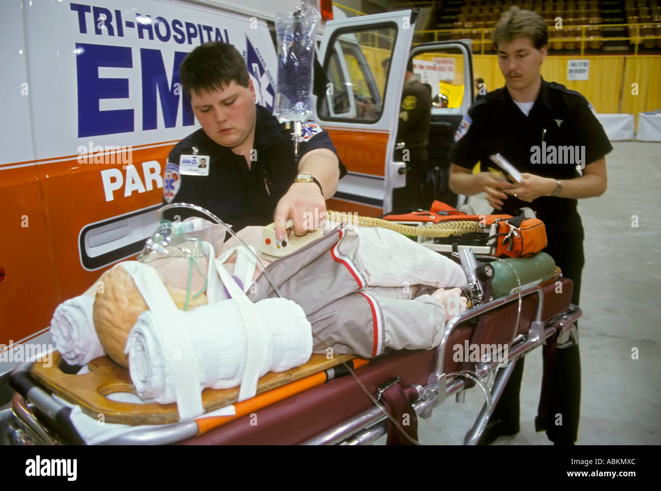 Ems training hi-res stock photography and images - Alamy