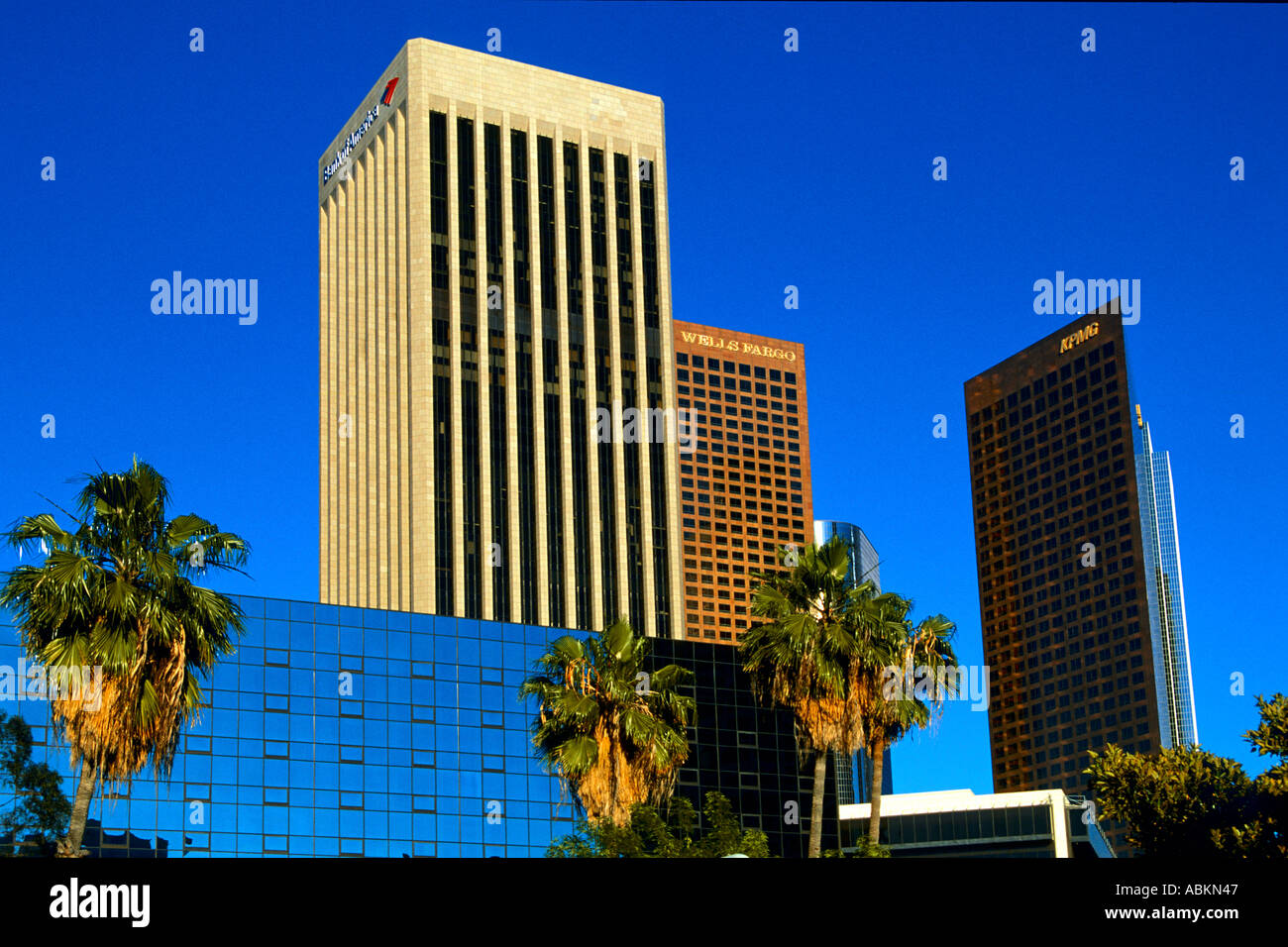 BUILDINGS IN DOWNTOWN LOS ANGELES USA Stock Photo - Alamy