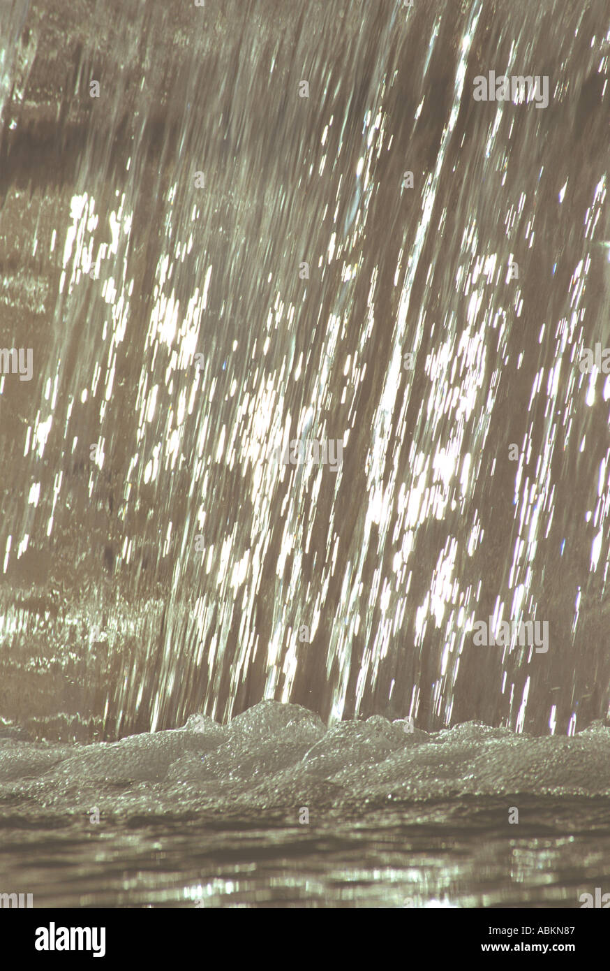detail of water falling in fountain Stock Photo - Alamy