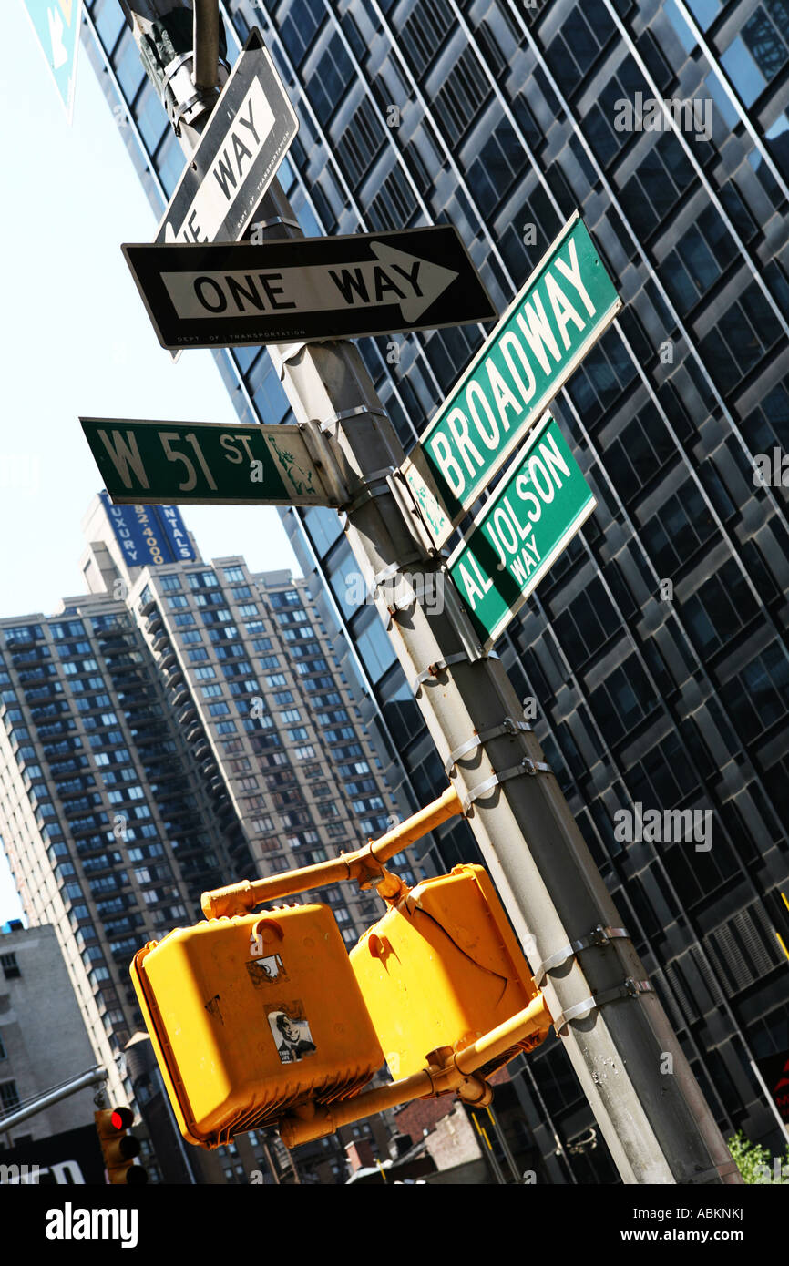 A street sign on Broadway, New York Stock Photo - Alamy