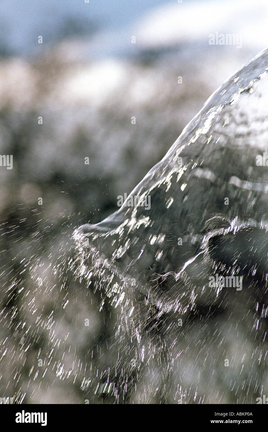 detail of water spray from fountain Stock Photo - Alamy