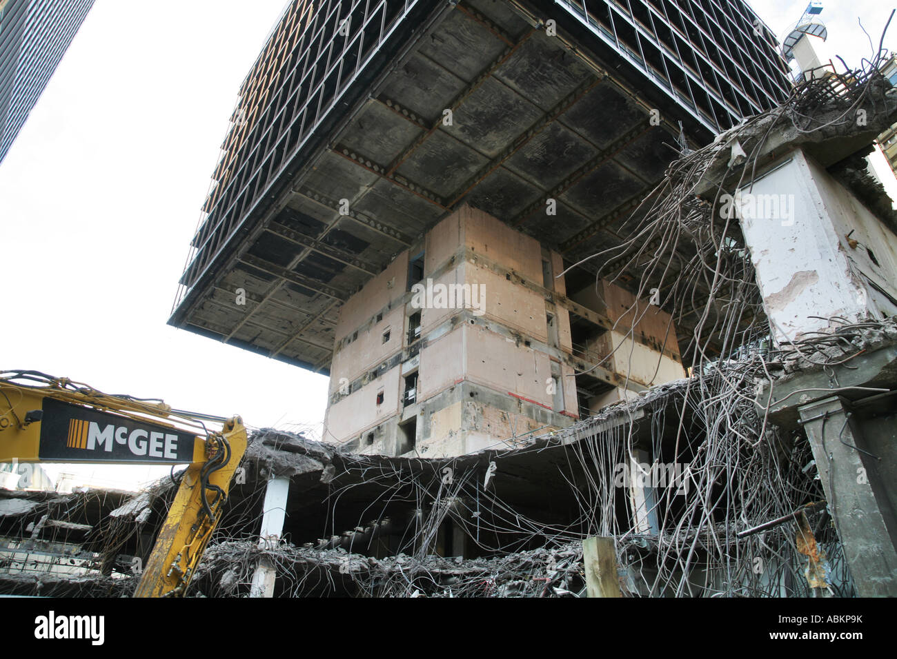 urban office building demolition and redevelopment in financial ...