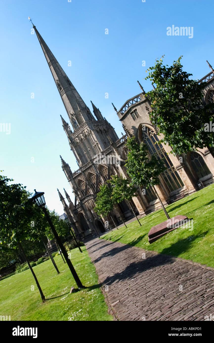 Pathway leading to the South Door of St Mary Redcliffe in Bristol ...