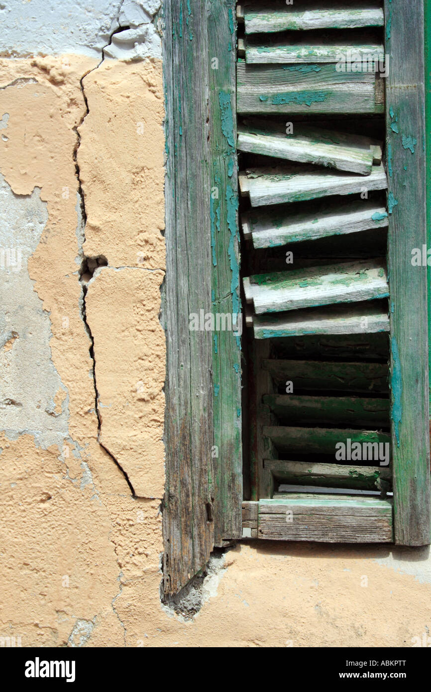 Broken Window Shutter Mallorca Stock Photo - Alamy Broken Window Shutter Mallorca Stock Photo - Alamy