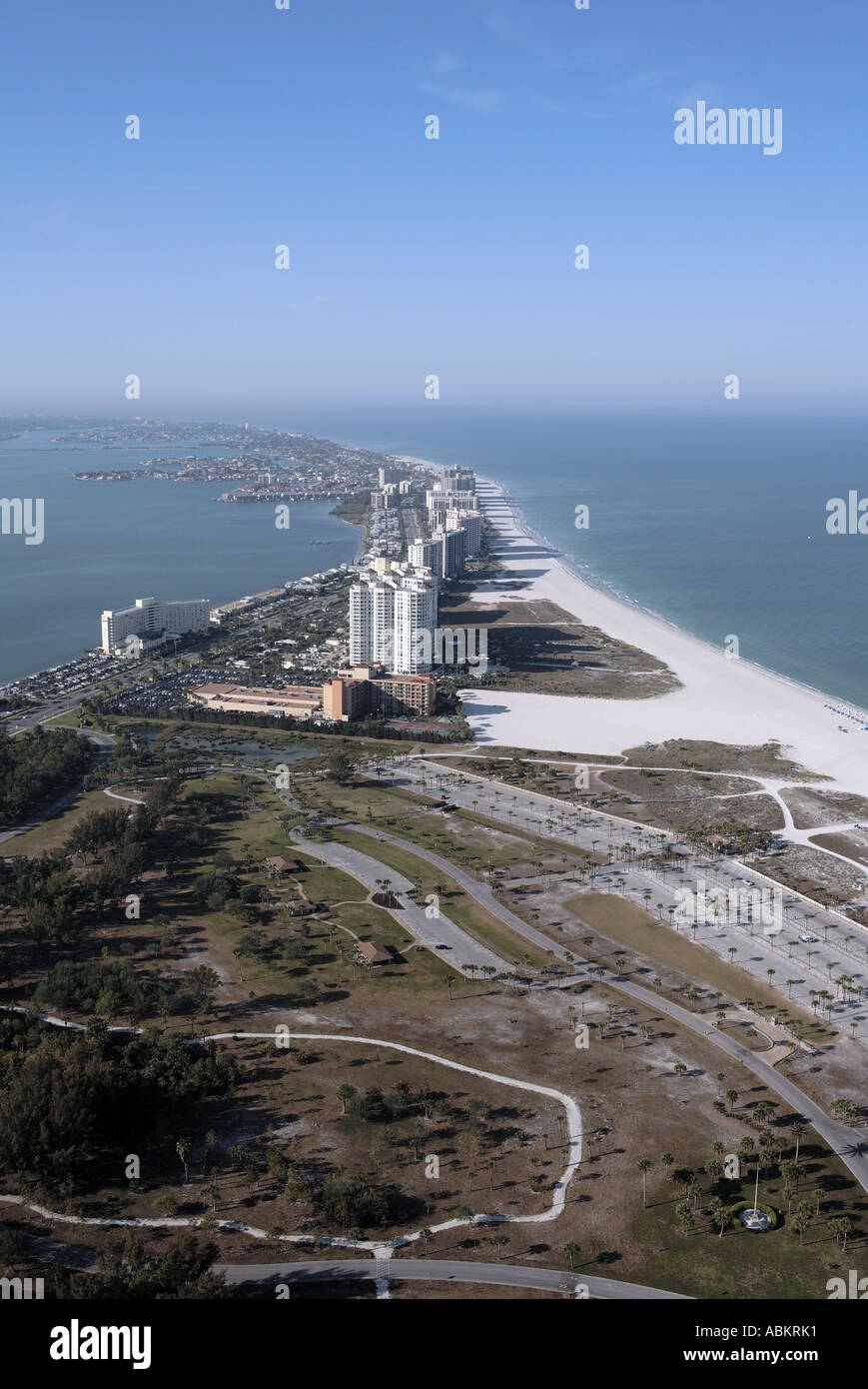 Aerial view sand key clearwater hi-res stock photography and images - Alamy