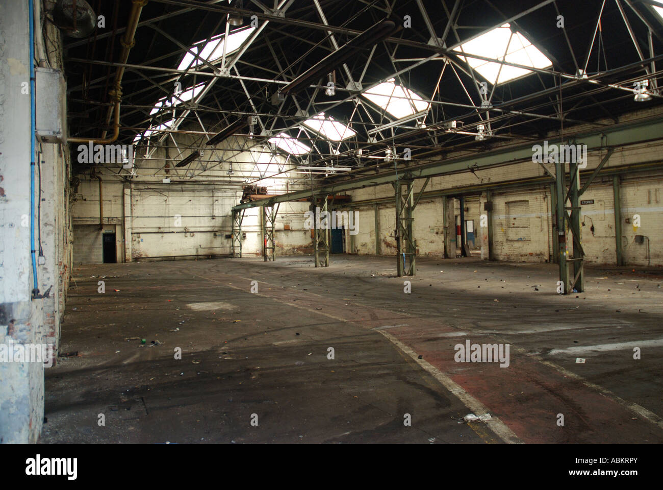 Interior of Sandersons steel works Sheffield in 2007 Stock Photo - Alamy