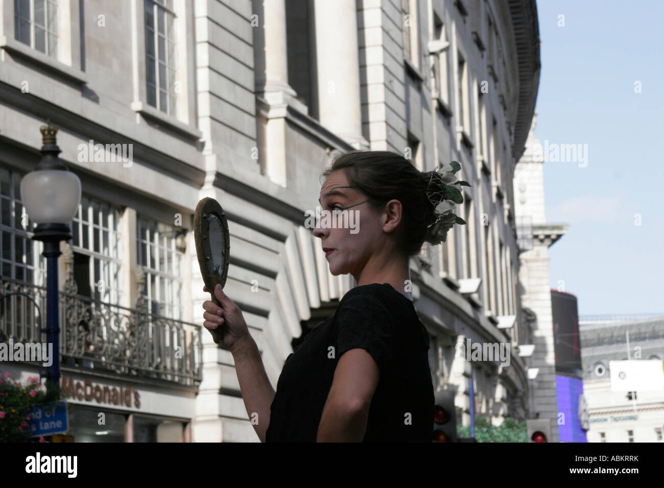Spanish performance artist at Regent Street Festival London 2006 Stock ...