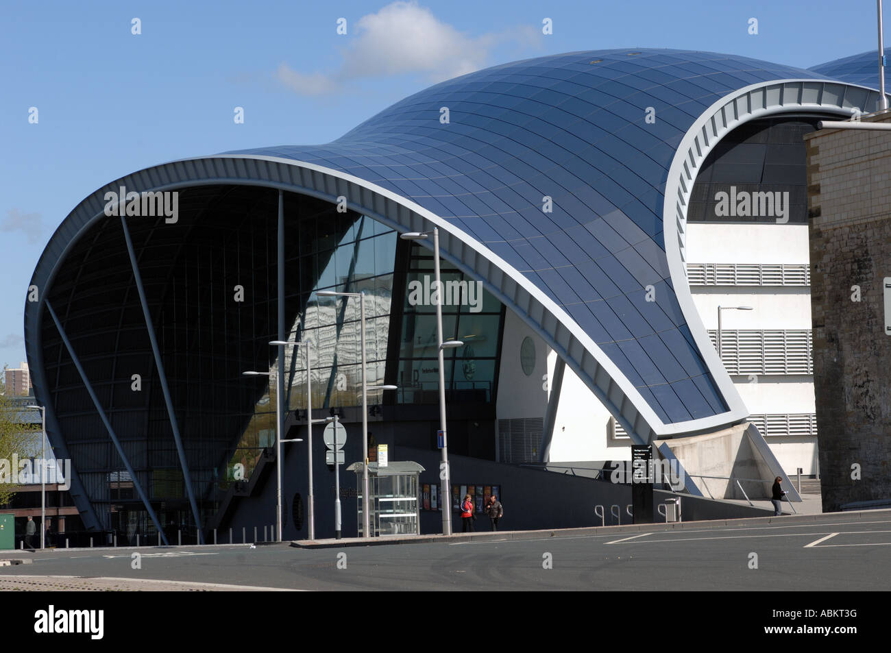 The Sage Gateshead concert hall on the River Tyne, landmark modern ...