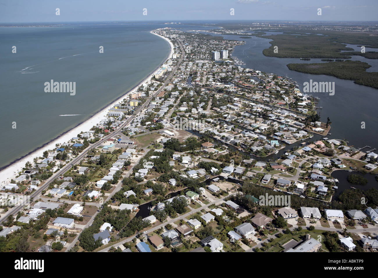 Aerial photo fort myers beach hi-res stock photography and images - Alamy