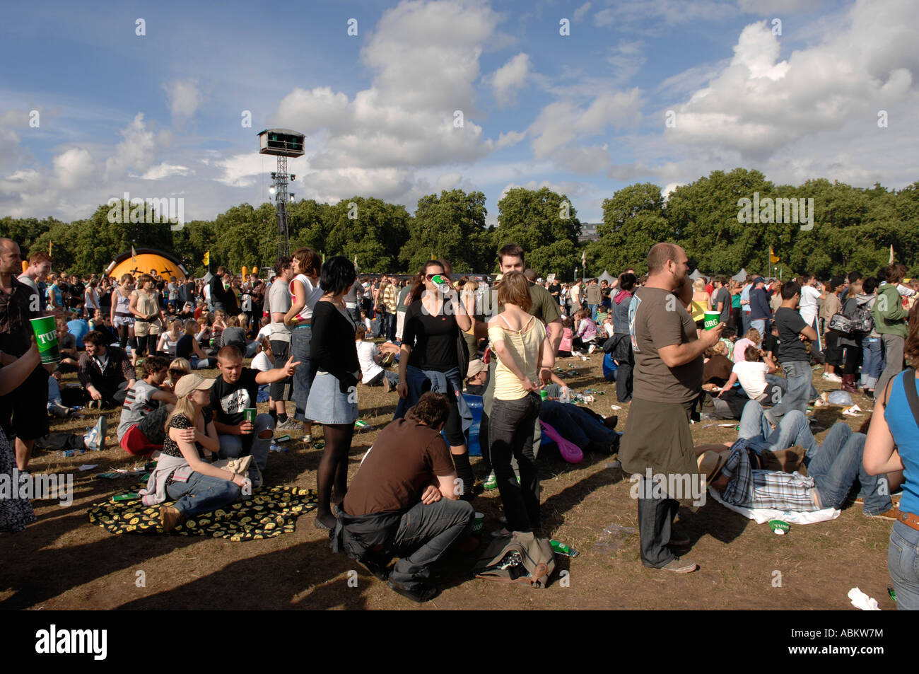 Music Festival Crowd Stock Photo - Alamy