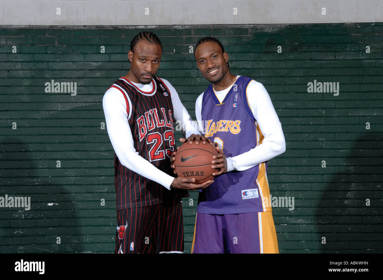 Portrait basketball players standing hi-res stock photography and ...