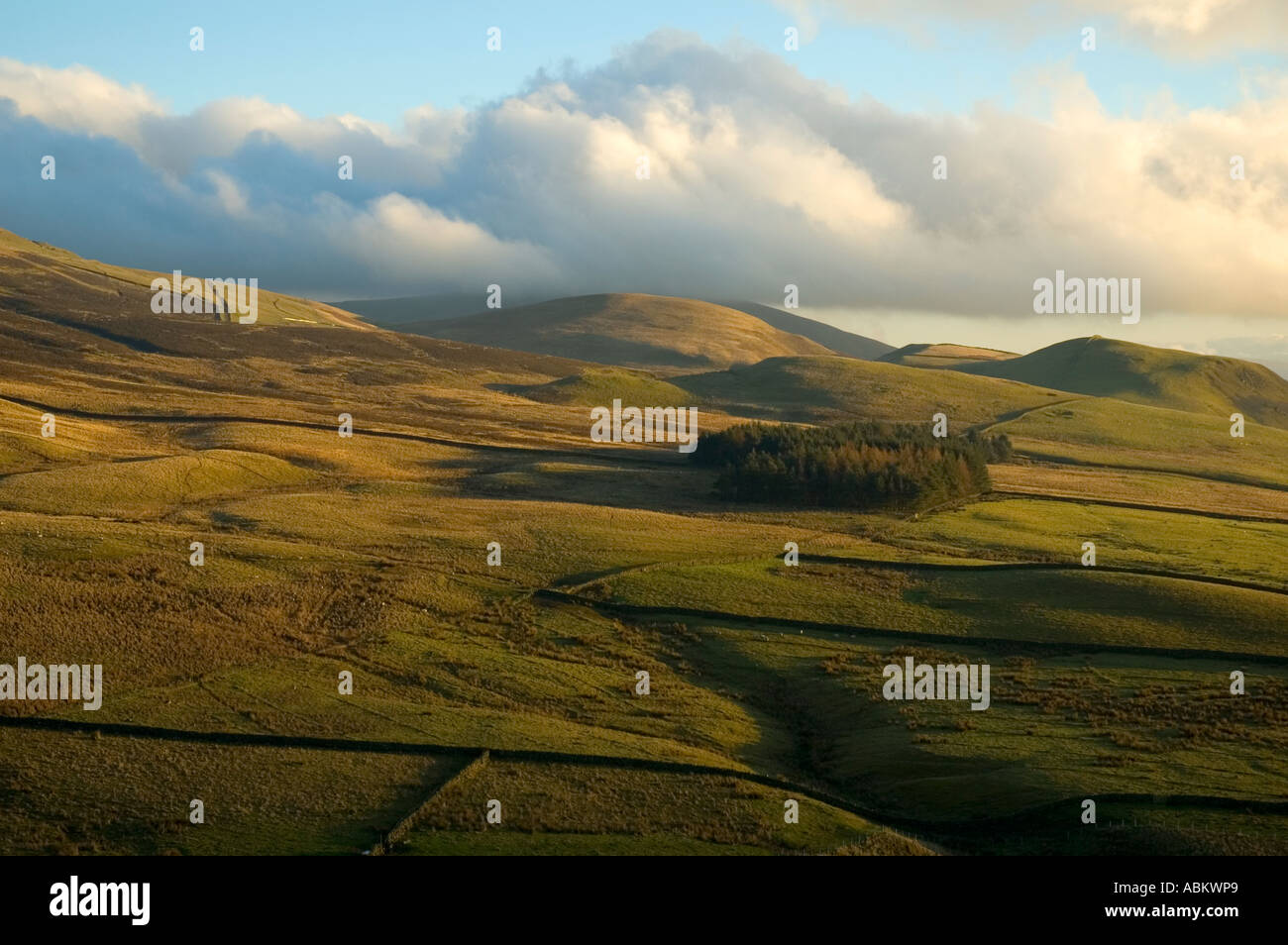 Murton Pike from Dufton Pike, in the Northern Pennines near Penrith ...