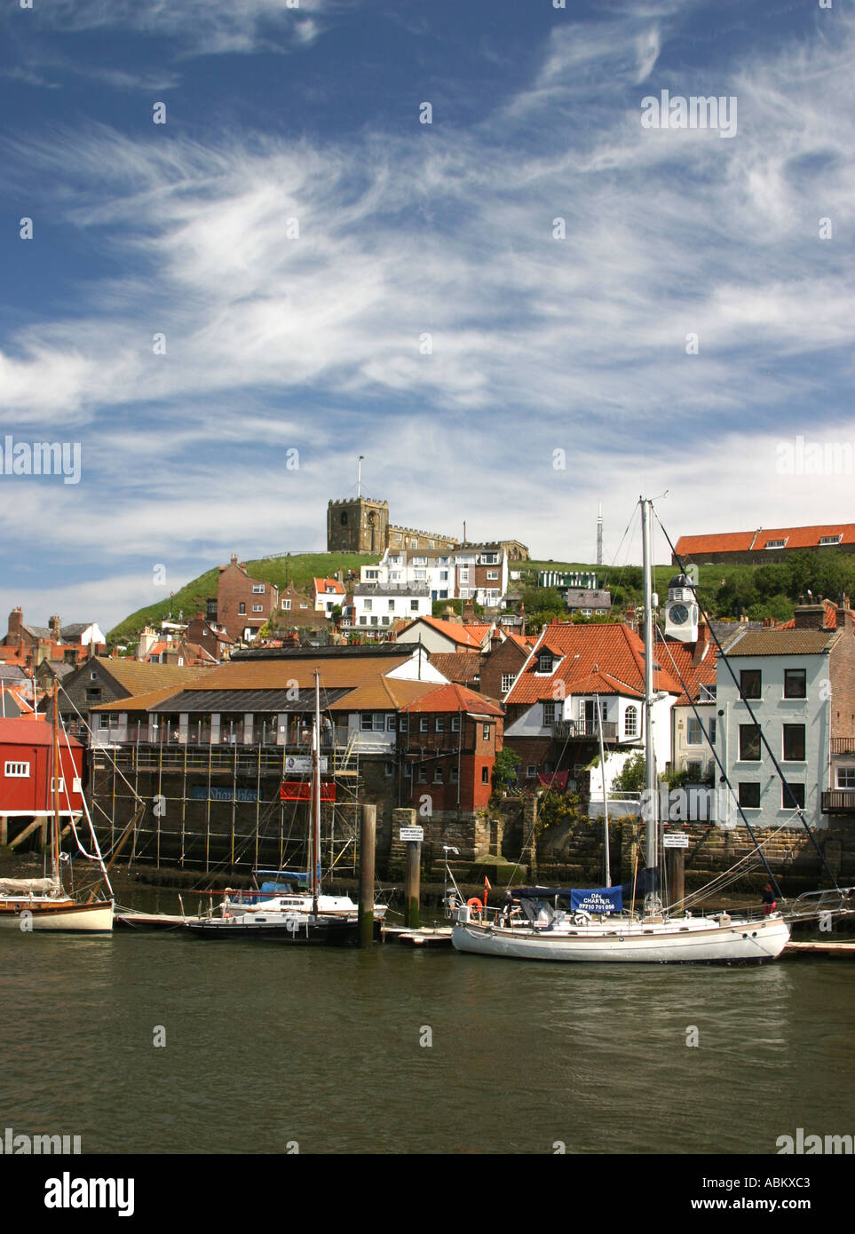 Whitby Parish Church Stock Photo - Alamy