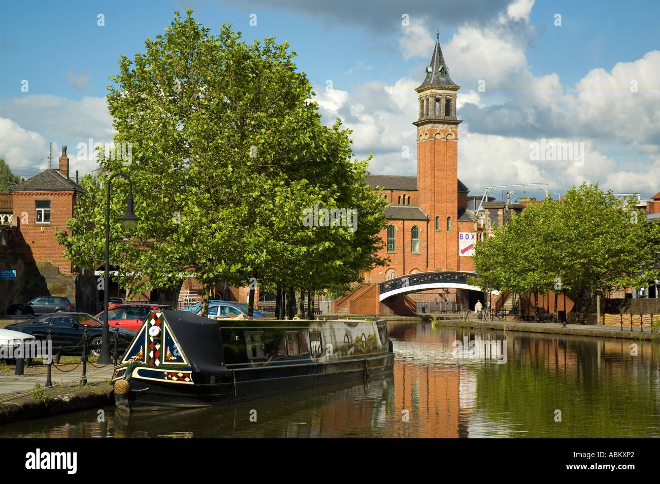 Bridgewater canal, Castlefield Urban Heritage Park, Manchester, England ...