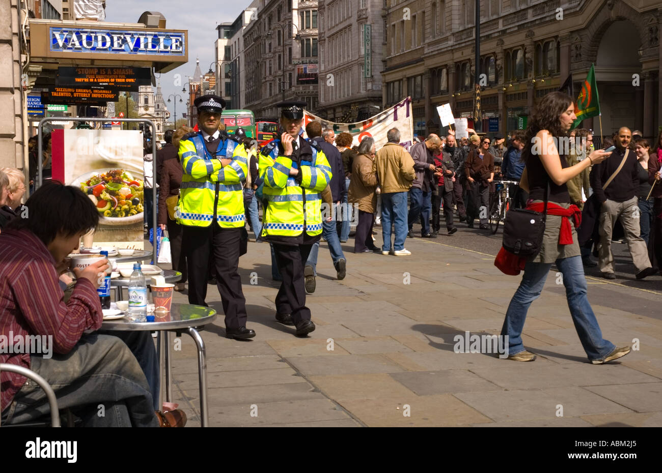 May Day march in London England UK Stock Photo - Alamy