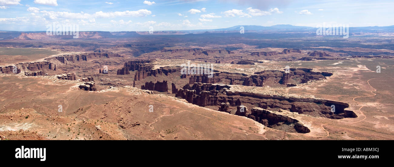 USA. Utah. Moab. Canyonlands National Park Grand. View Point Overlook ...