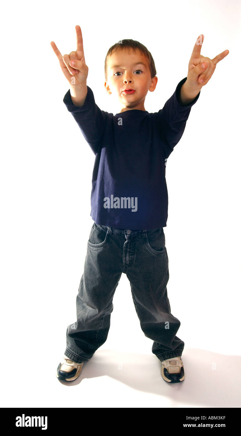 rocking young boy Stock Photo - Alamy