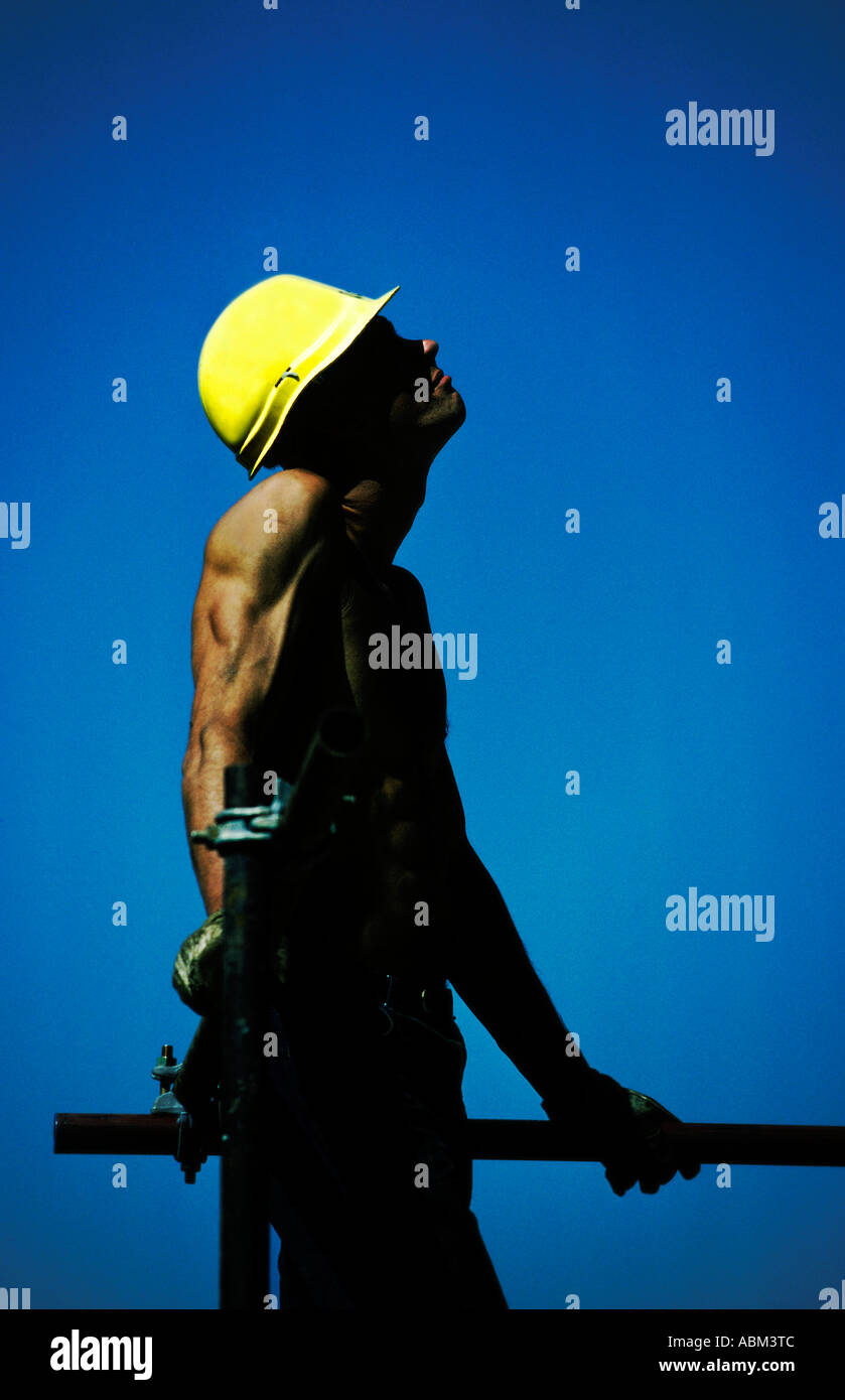 Construction Industry / Construction worker on building site.Melbourne ...