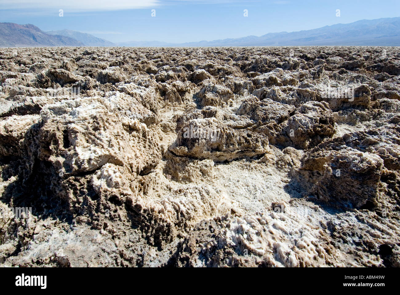 Death Valley National Park. Devils Golf Course Stock Photo - Alamy
