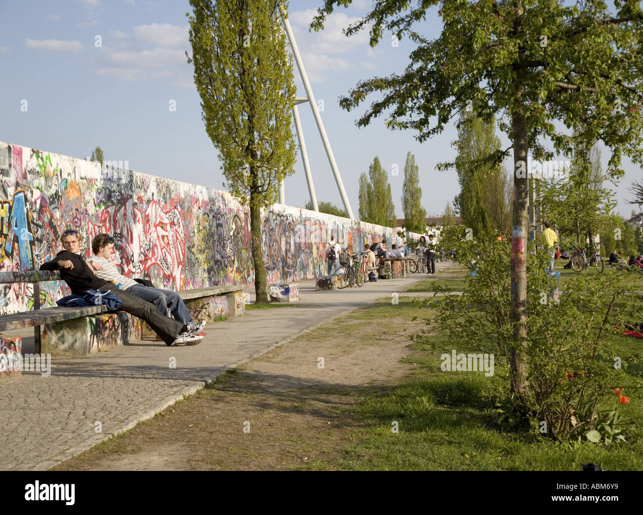 Mauerpark, Open Air Museum, Berlin Wall Museum, Germany Stock Photo - Alamy
