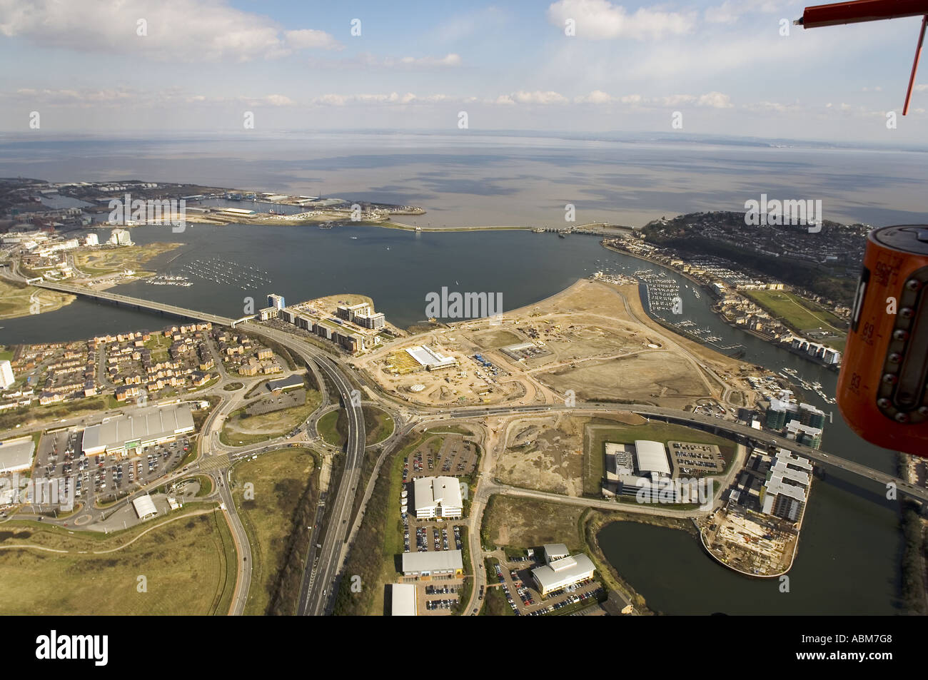 Cardiff waterfront aerial hi-res stock photography and images - Alamy