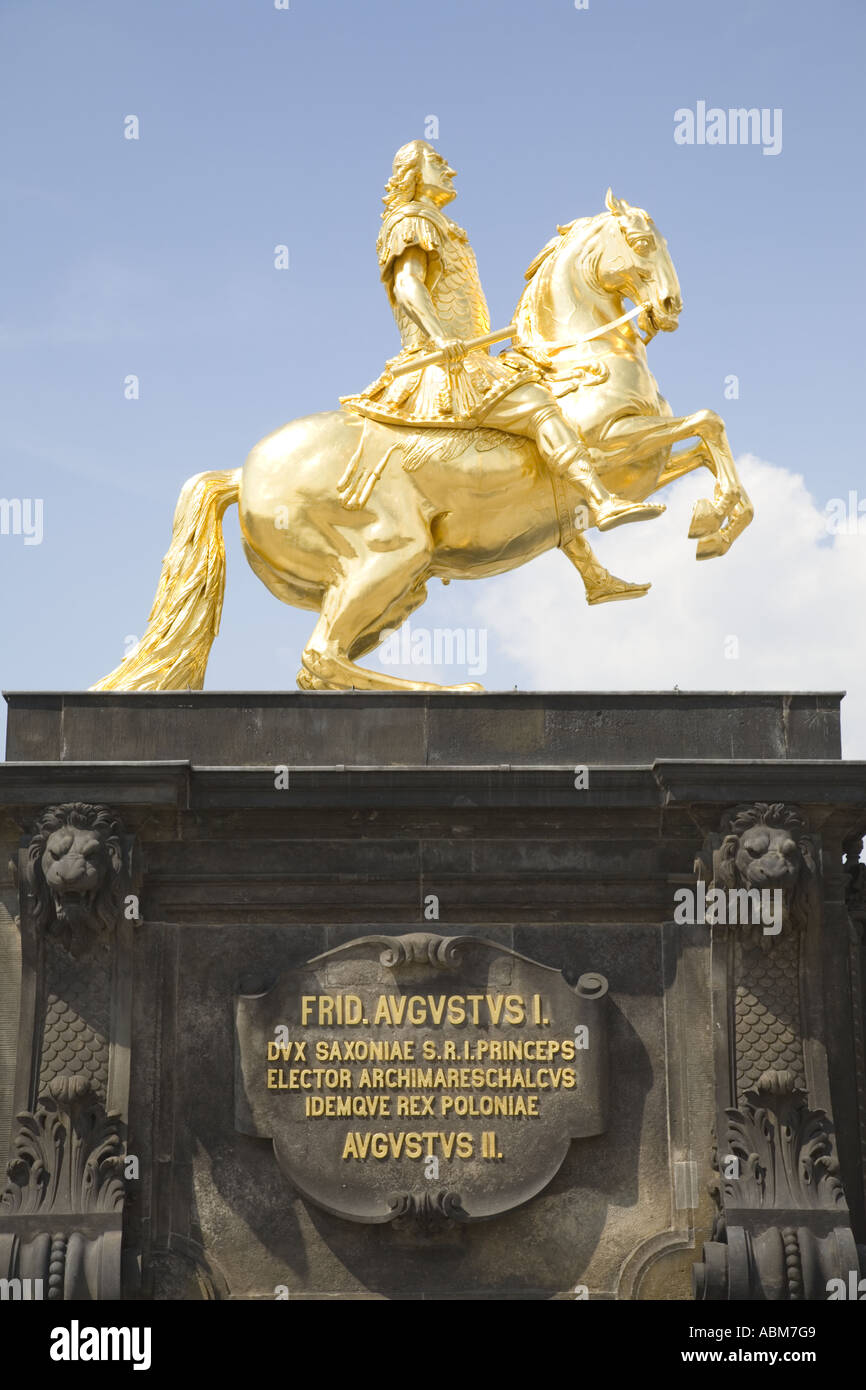 Augustus the strong, Goldener Reiter, Dresden, Germany Equestrian ...