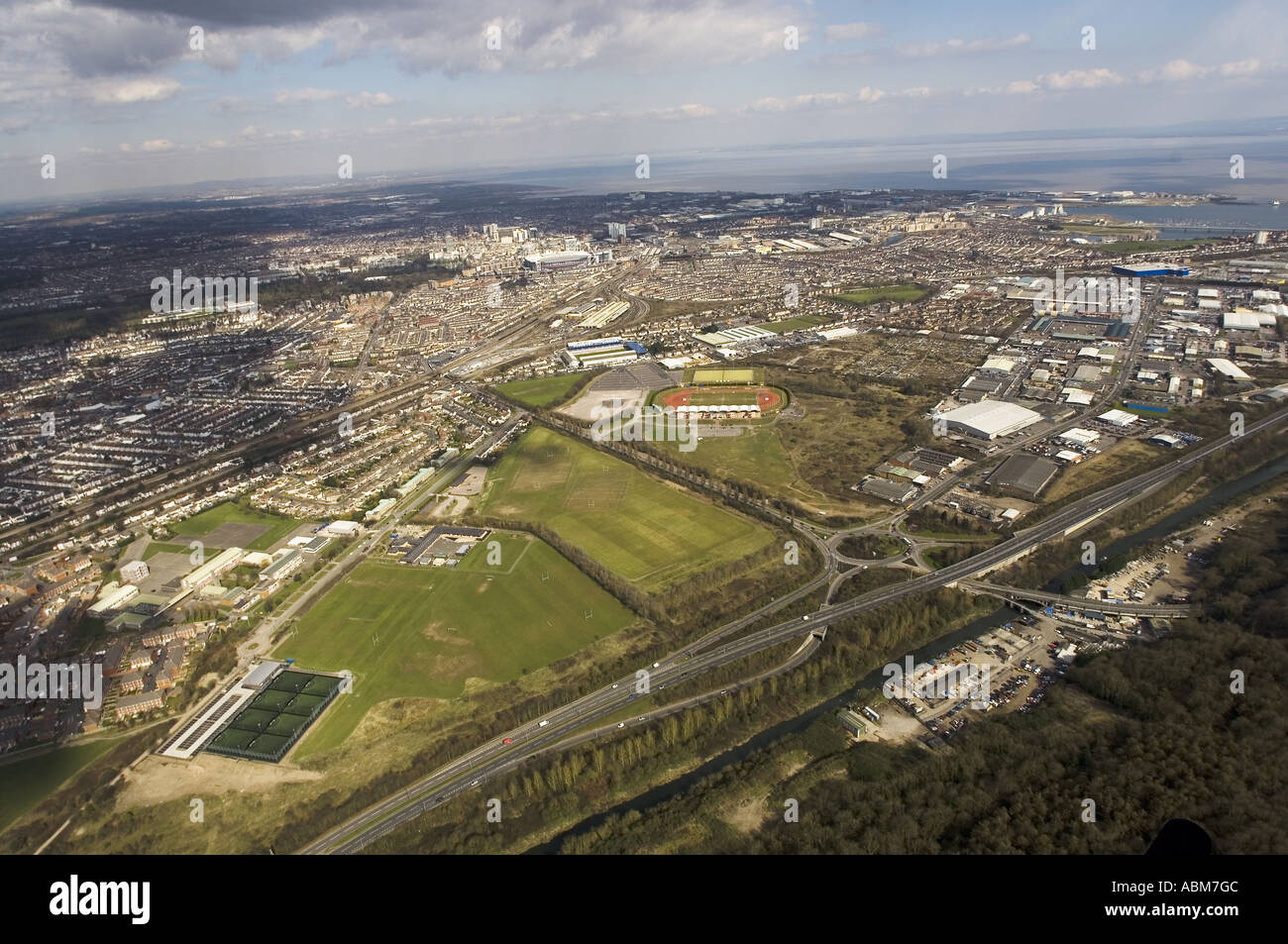 Cardiff Central Aerial High Resolution Stock Photography and Images - Alamy