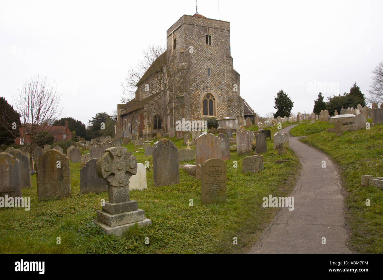 St Andrew's Church, Steyning Stock Photo - Alamy