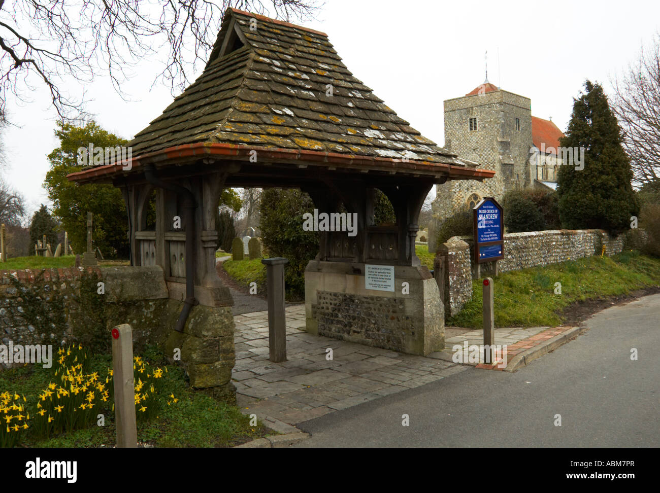 St Andrew's Church, Steyning Stock Photo - Alamy