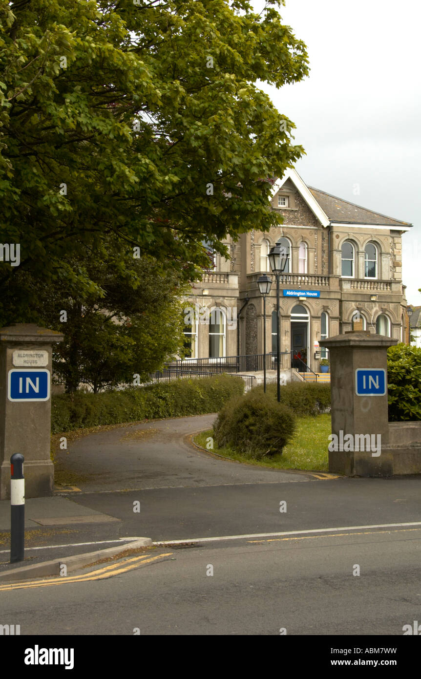 Aldrington House, NHS Centre Stock Photo - Alamy