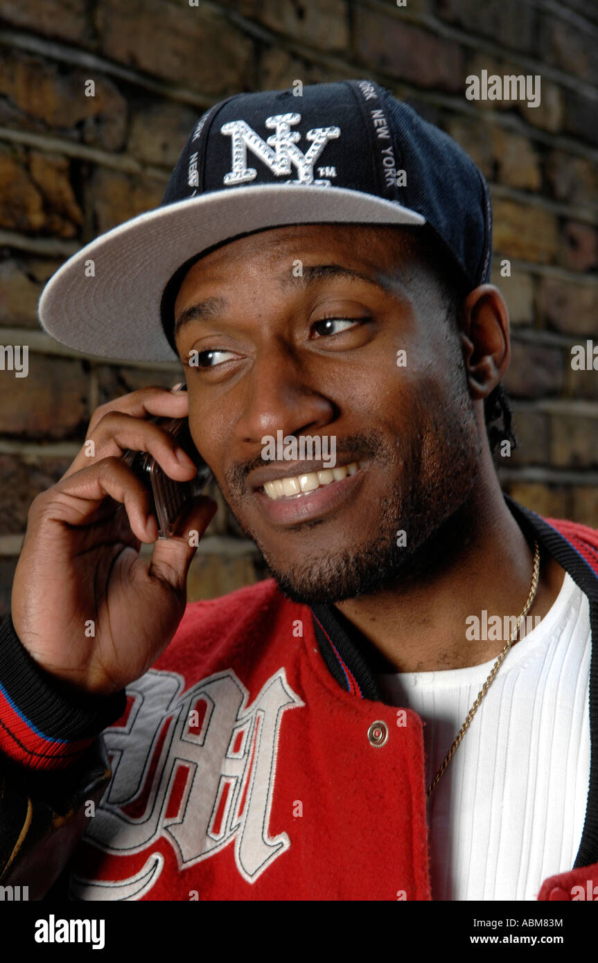 Cell Phone Conversation Stock Photo - Alamy