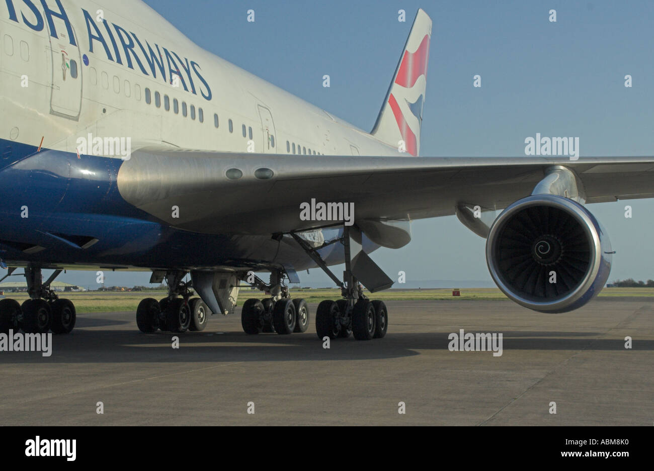 Boeing 747 Jumbo Jet Cardiff International Airport Rhoose Vale of ...