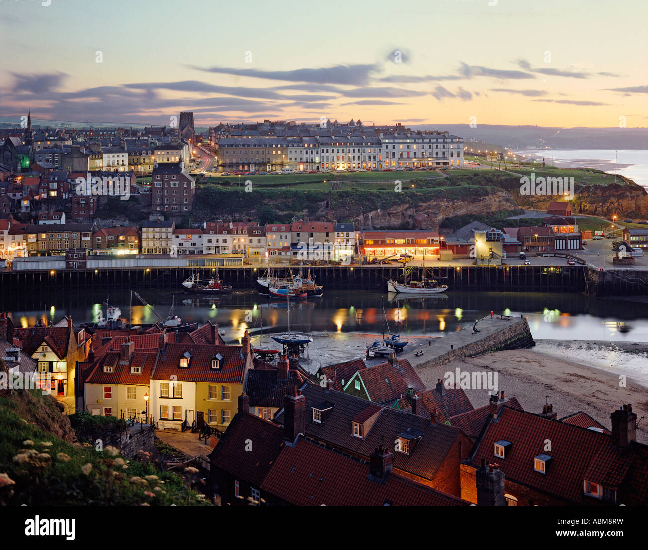 Whitby uk evening hi-res stock photography and images - Alamy