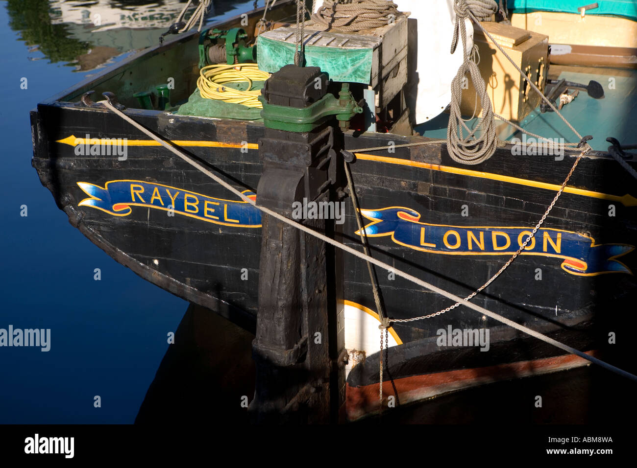 Old ancient historic charismatic english british boat ship craft ...