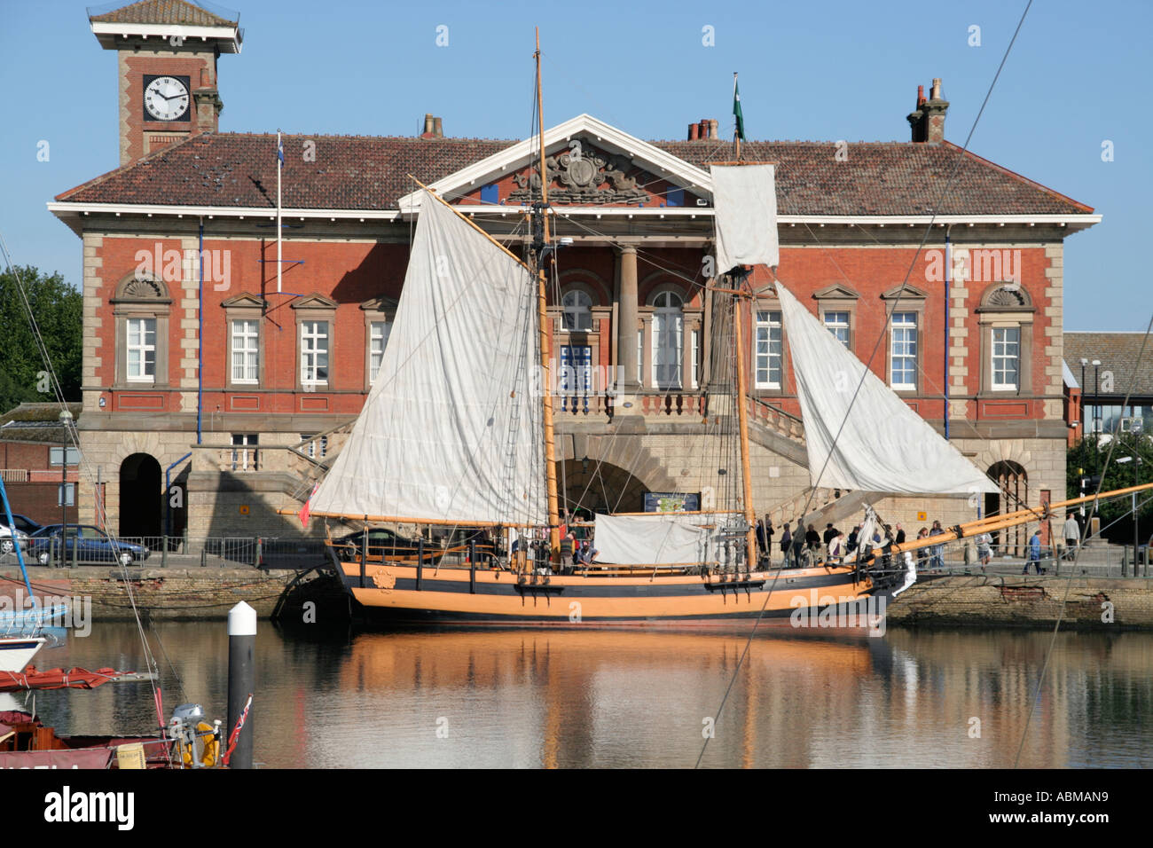 ipswich maritime custom house by river orwell suffolk england Stock ...