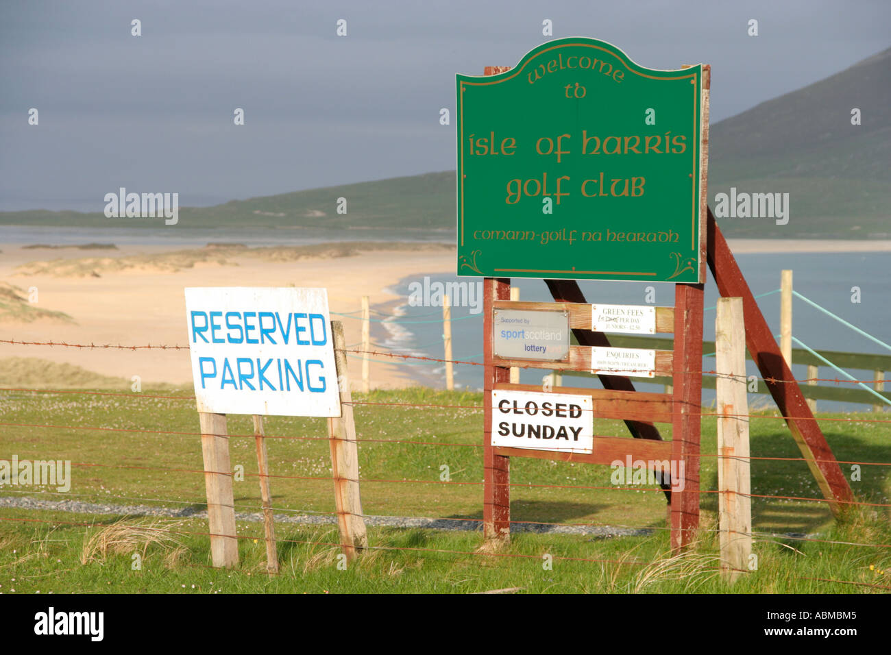Isle of harris golf course at scarista beach, isle of harris, outer ...