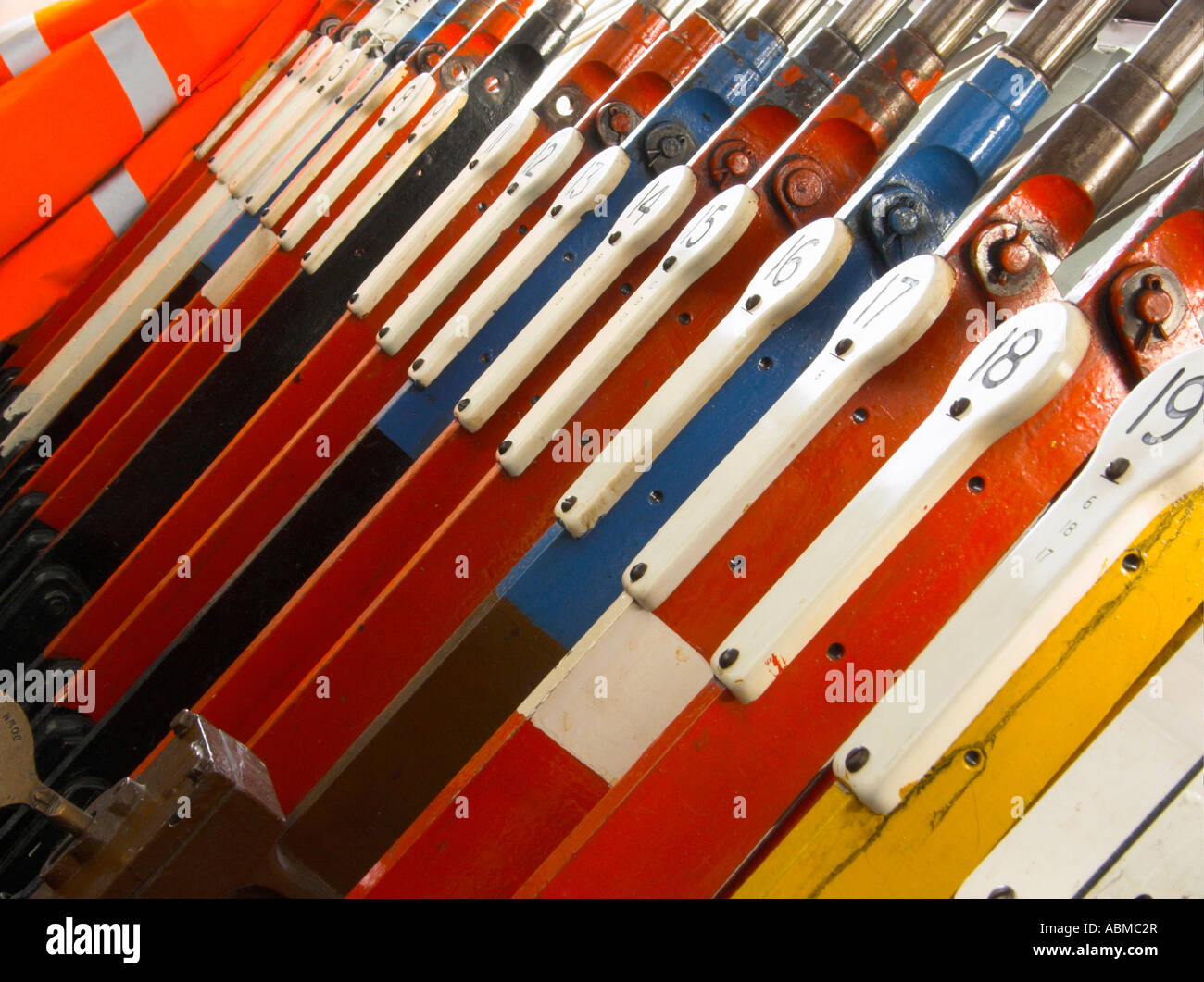 Signal Box Levers High Resolution Stock Photography and Images - Alamy