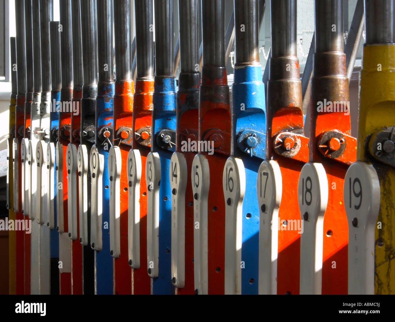 Signal Box Levers High Resolution Stock Photography and Images - Alamy